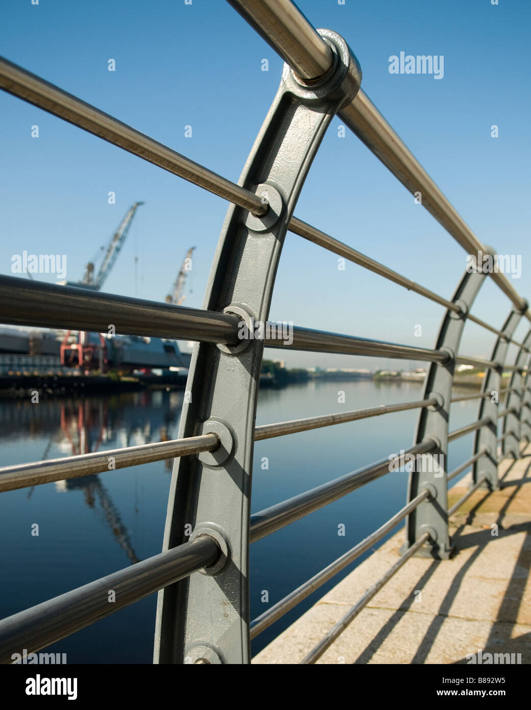 Safety railing rail hi-res stock photography and images - Alamy