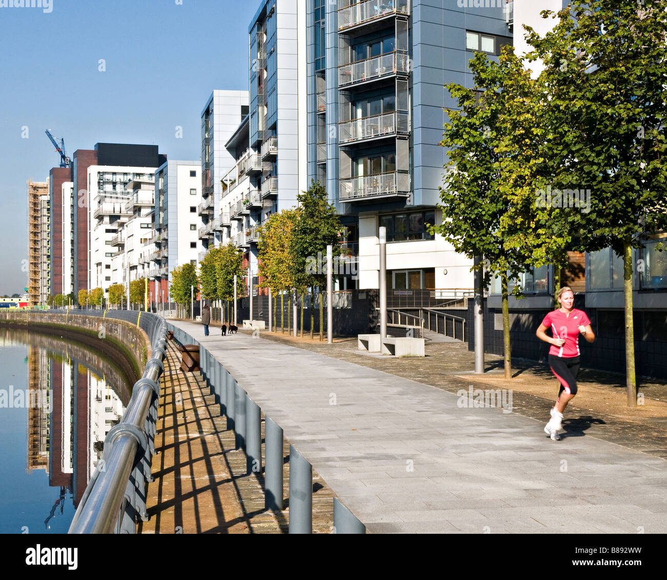 Glasgow harbour river clyde run hi-res stock photography and images - Alamy