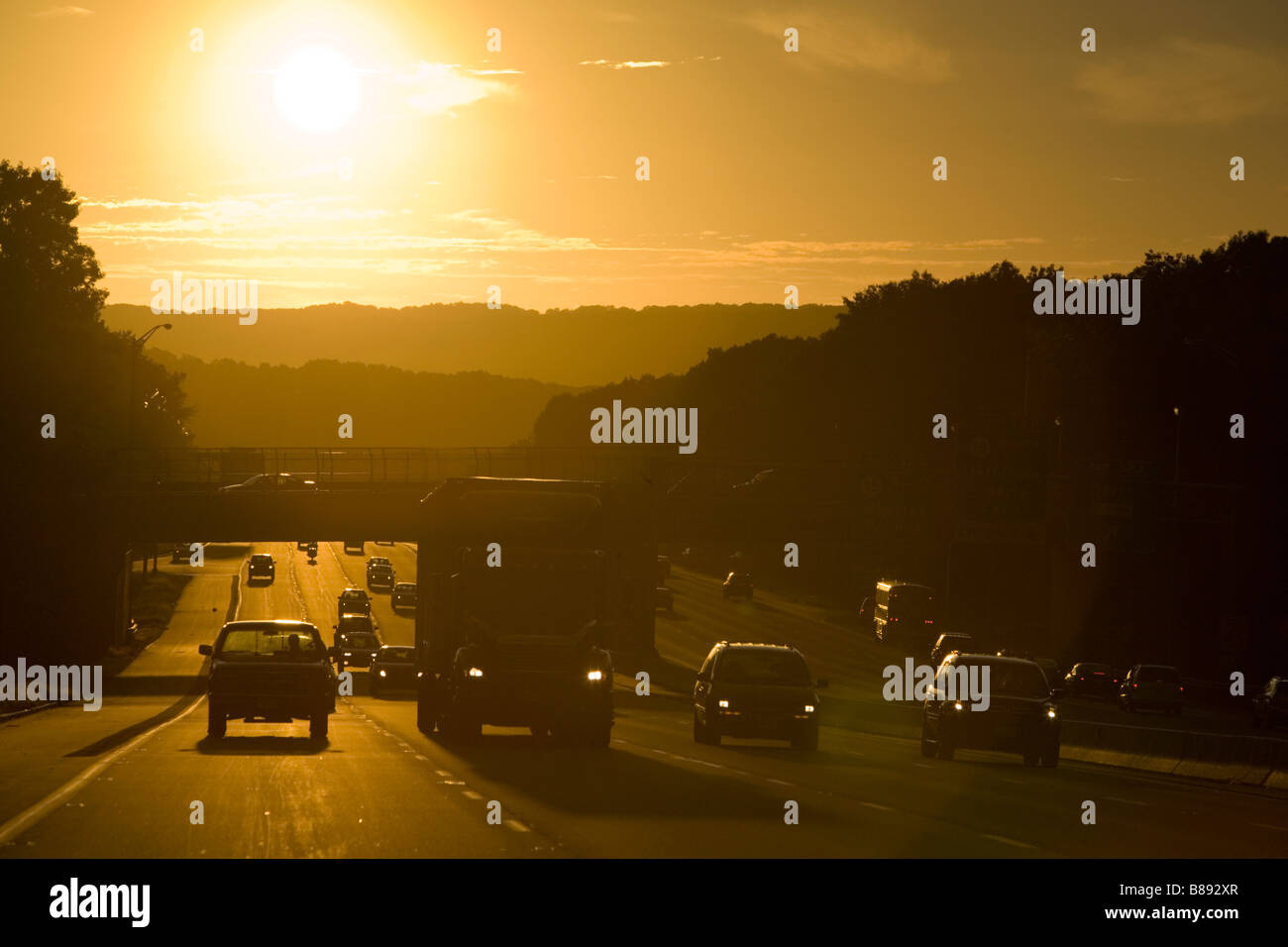 Truck sunset highway one sun hi-res stock photography and images - Alamy