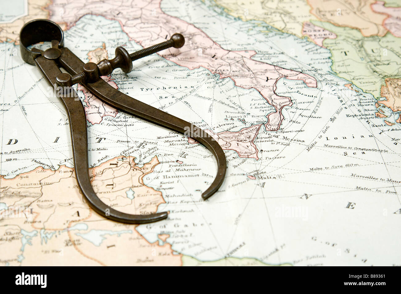 1907 antique map hi-res stock photography and images - Alamy