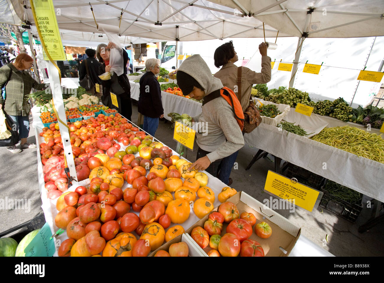 Union square farmer market hi-res stock photography and images - Alamy