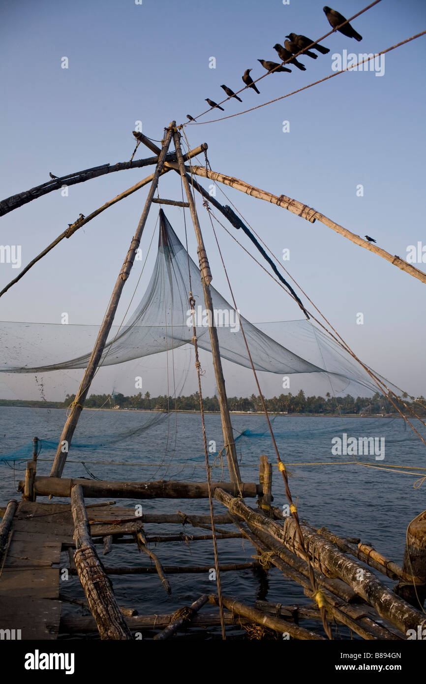 Tourist Attraction,Traditional Chinese fishing nets at sunset Fort ...