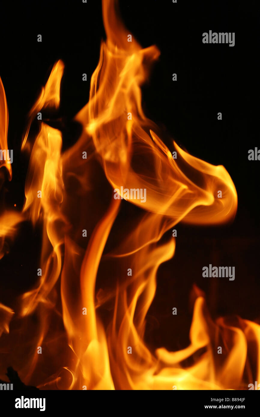 Fire flames background texture Stock Photo - Alamy
