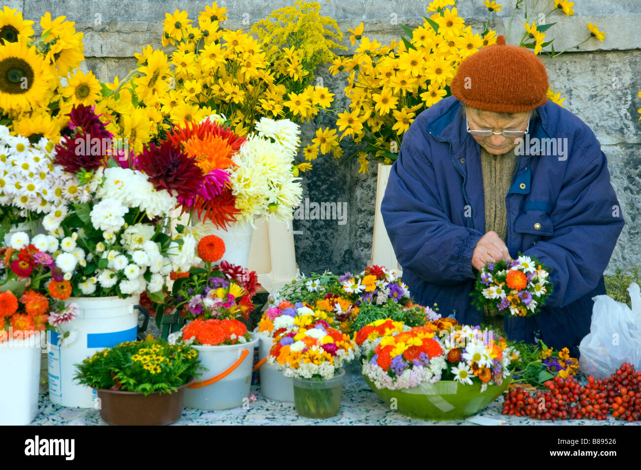 Lady of flowers hi-res stock photography and images - Alamy