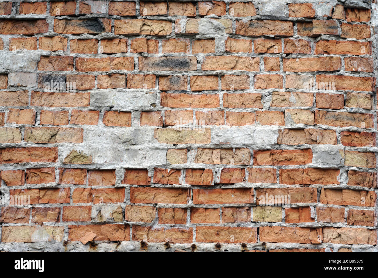 brick wall background Dilapidated building Stock Photo - Alamy