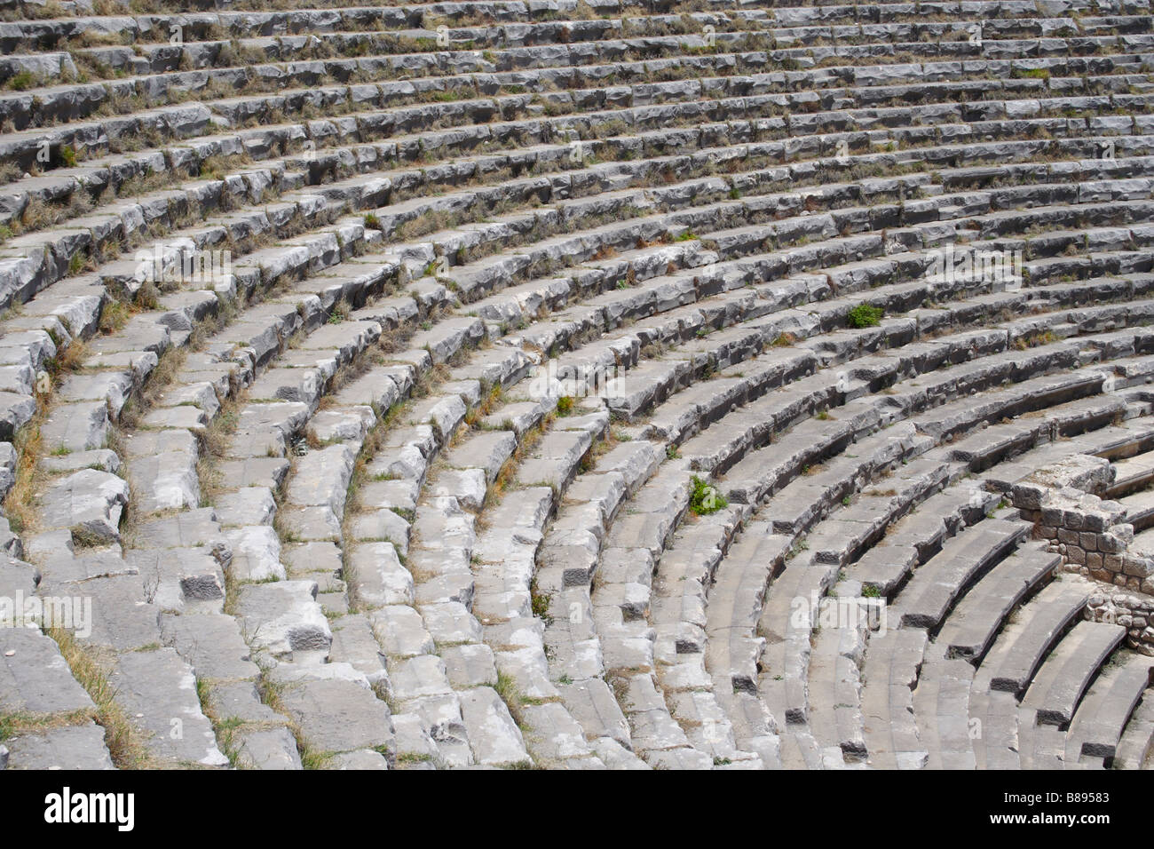 curves made by amphitheatre seats Stock Photo - Alamy