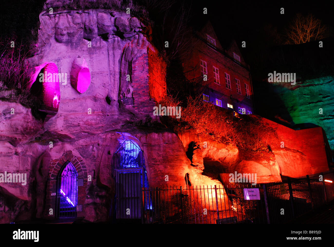 Nottingham Caves and Brewhouse Yard Stock Photo - Alamy
