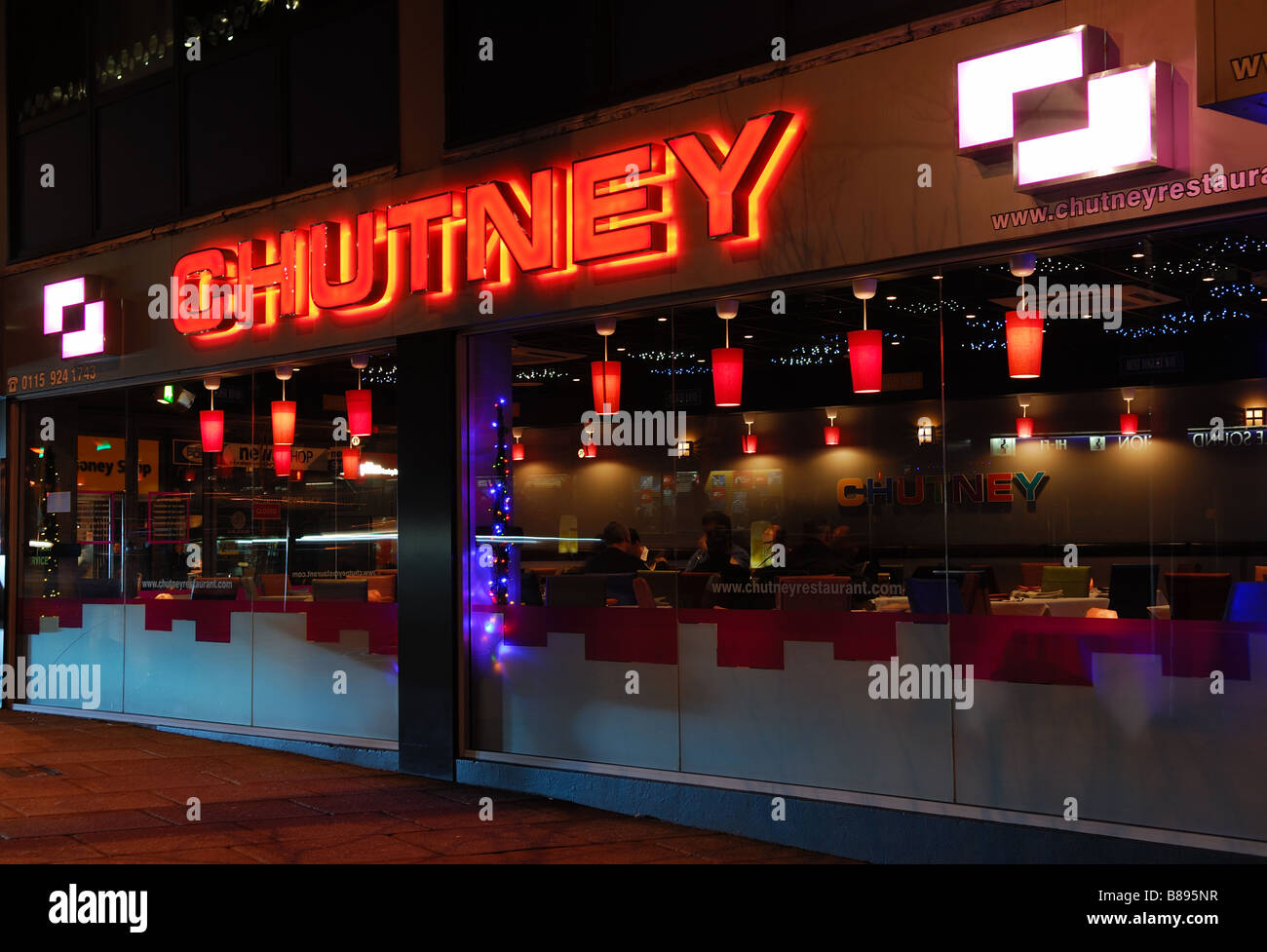 Nottingham City Restaurant(indian Stock Photo - Alamy