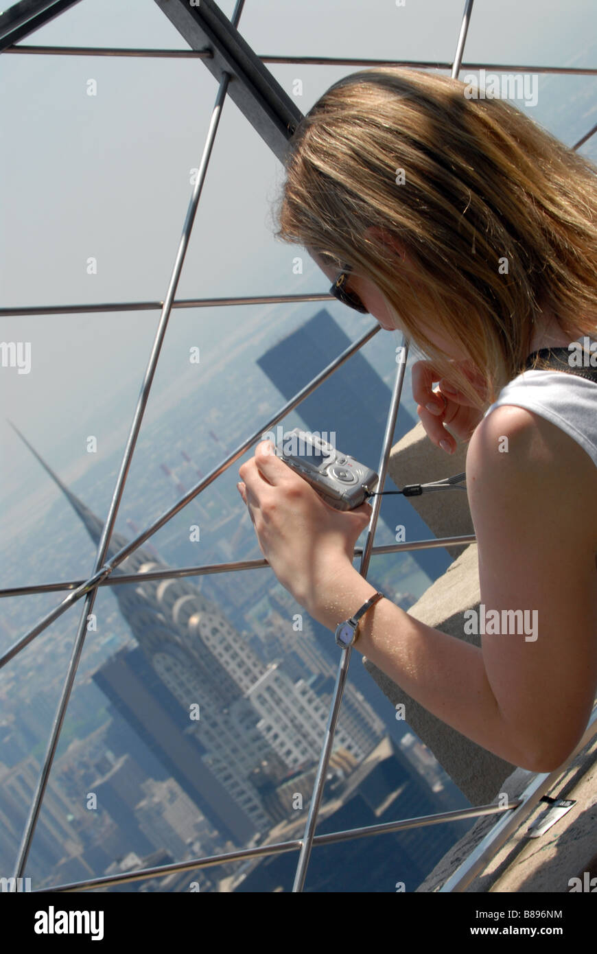 Viewing Station Empire State Building Stock Photo - Alamy