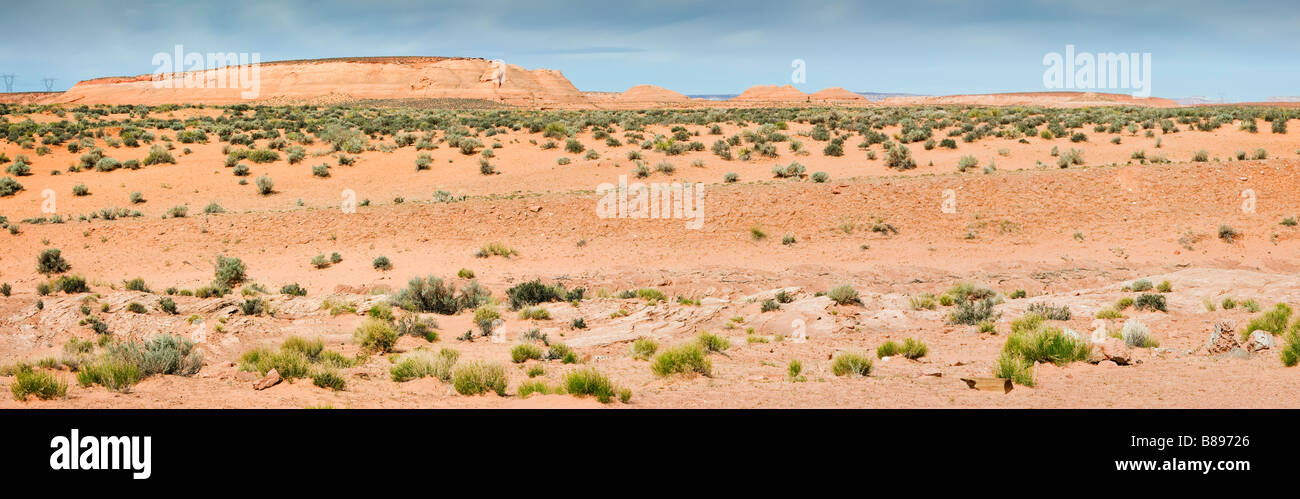 Panoramic desert landscape hi-res stock photography and images - Alamy