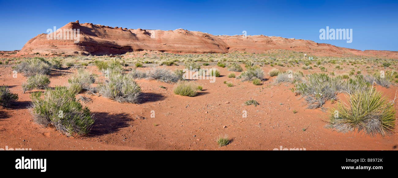 Beautiful desert landscape in Page USA Horizontal shot Stock Photo - Alamy