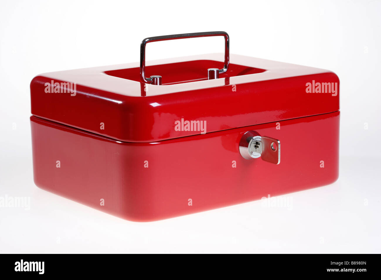 Red cash box Stock Photo - Alamy