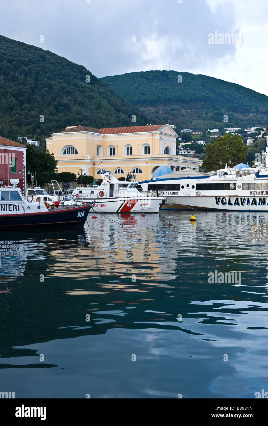 Italy Ischia Ischia Porto the harbour Stock Photo - Alamy