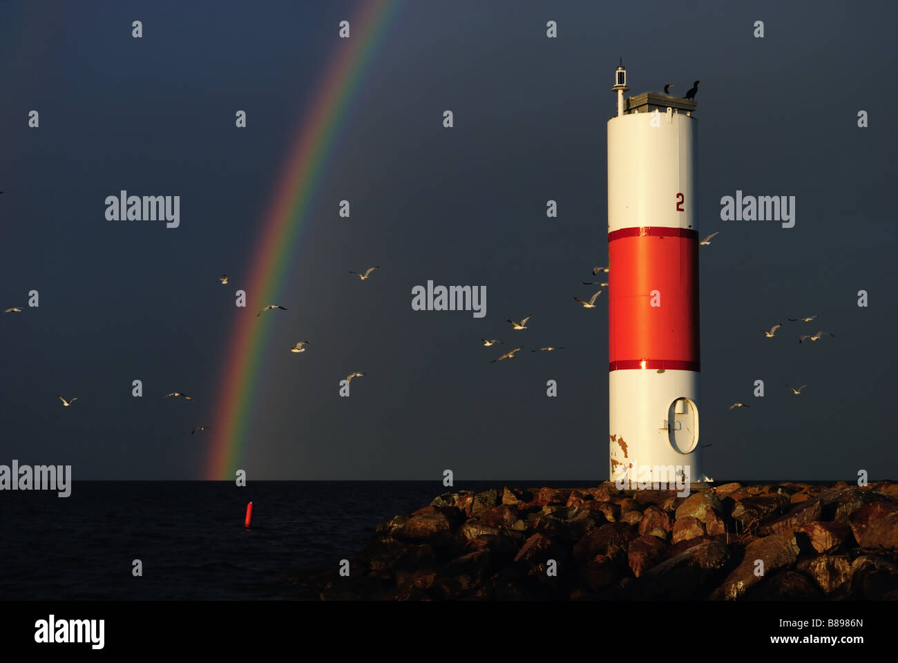 Woods with rainbow hi-res stock photography and images - Alamy