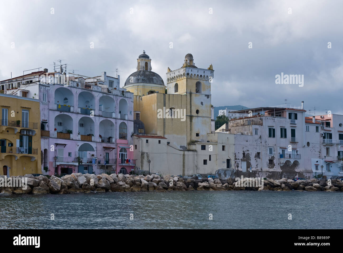 Italy Ischia Ischia Ponte the country center Stock Photo - Alamy