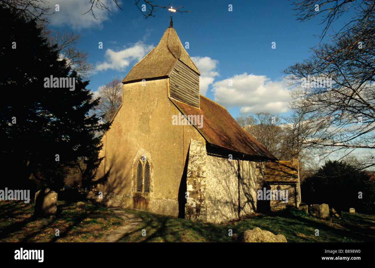 St Peters Church Folkington East Sussex England UK Stock Photo - Alamy