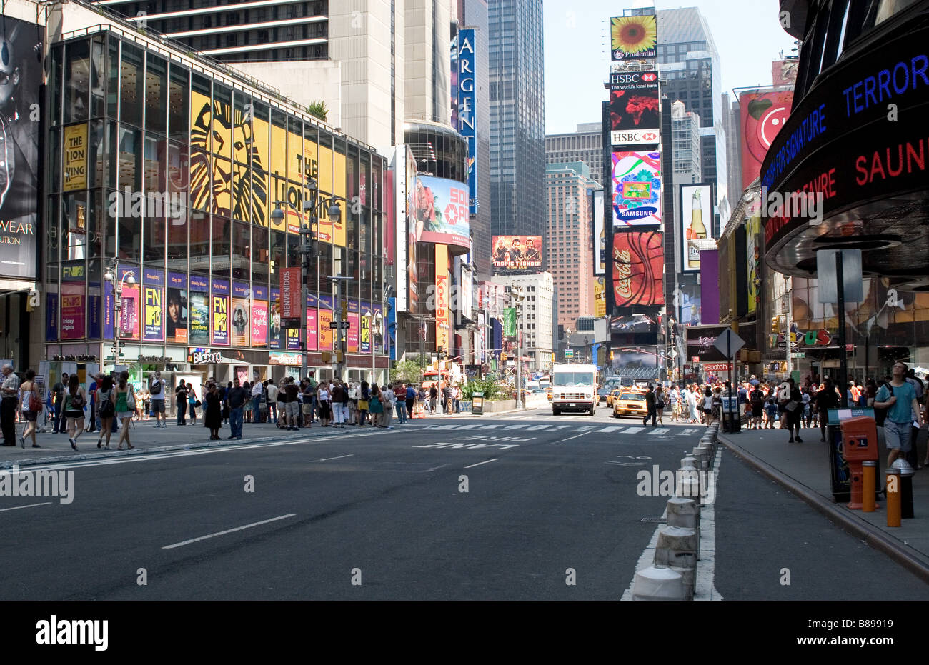 View of Times Square Stock Photo - Alamy