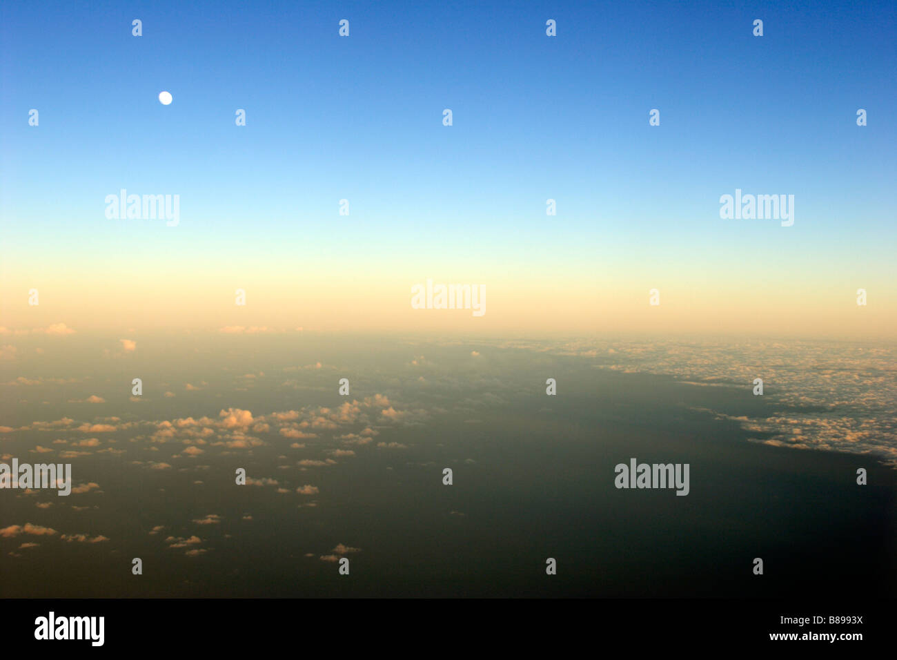 moon over clouds Stock Photo - Alamy