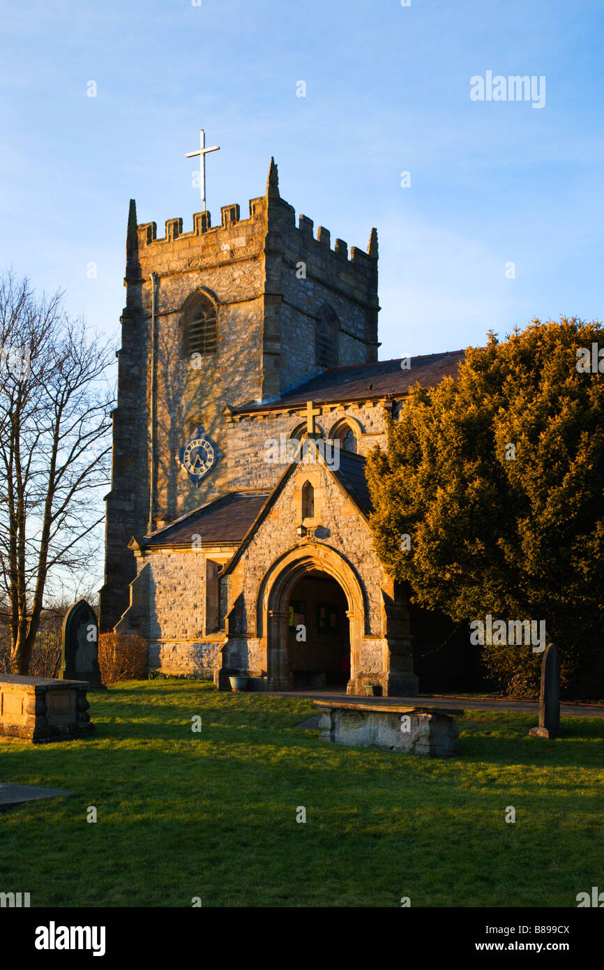 St Mary the Virgin Church Ingleton North Yorkshire England Stock Photo ...