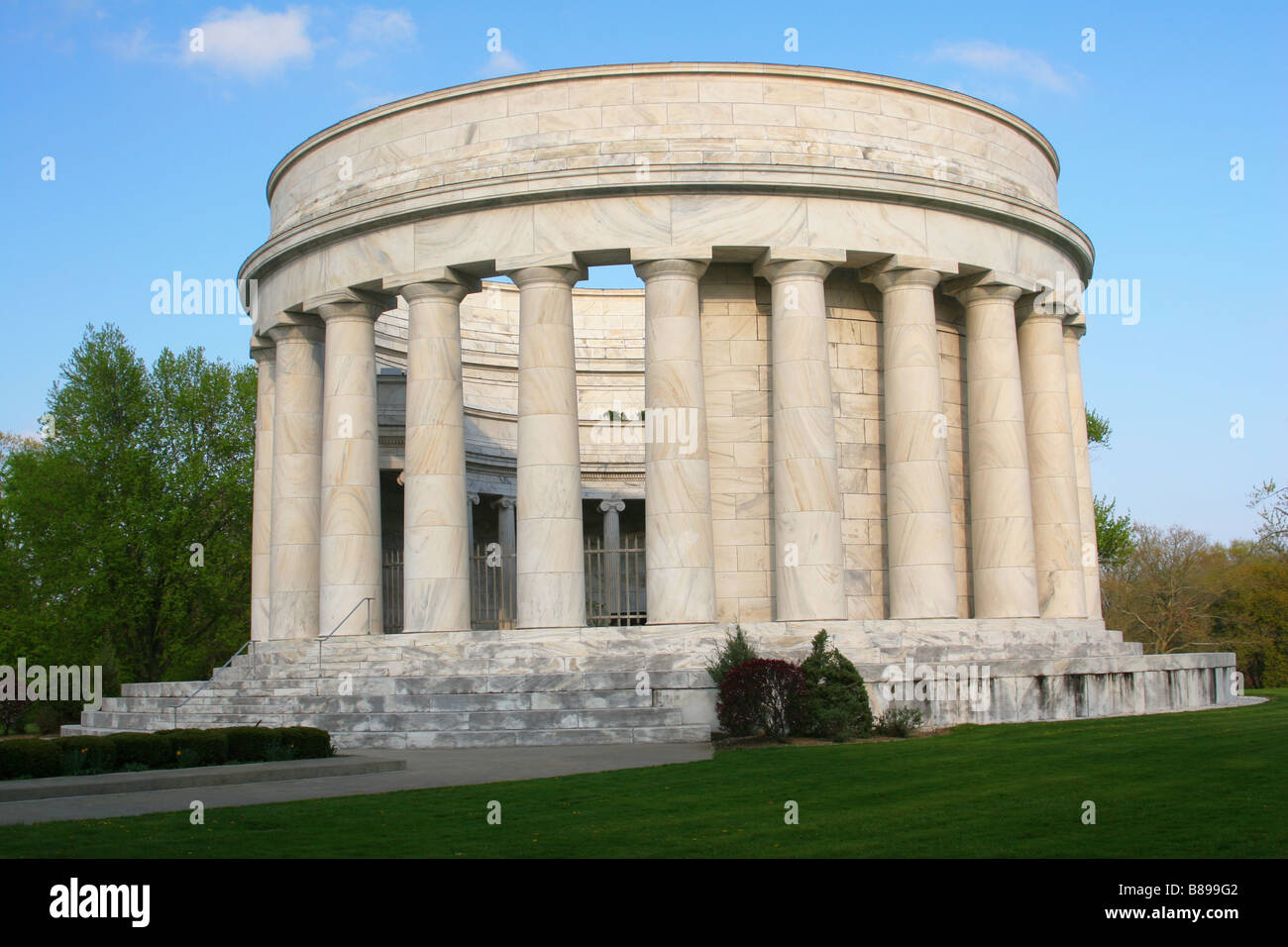 President Warren G Harding Memorial Marion Ohio Built of White Georgian ...