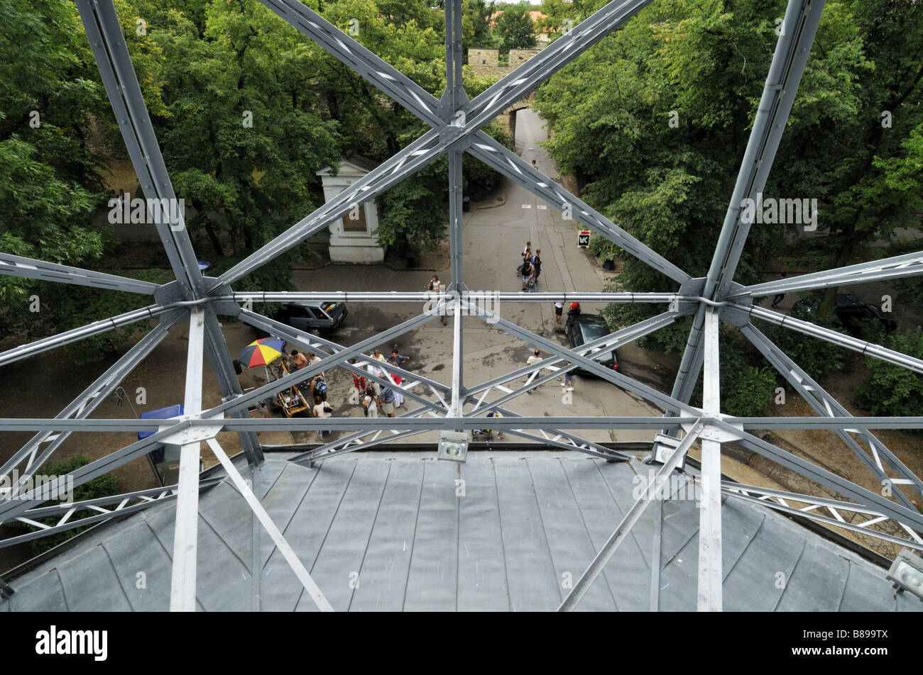 Prague Petrin Towers Stock Photo - Alamy