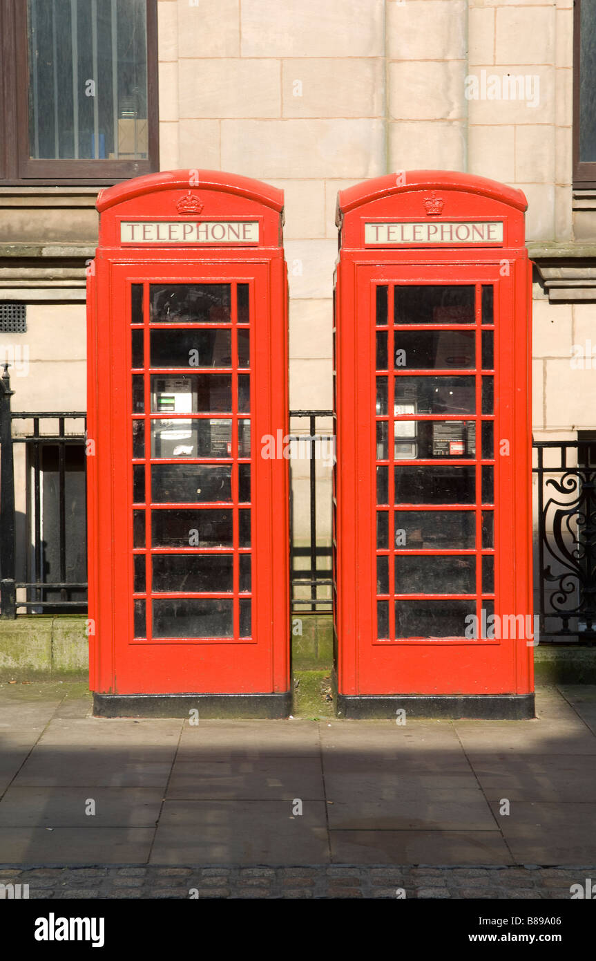 Old traditional telephone boxes hi-res stock photography and images - Alamy