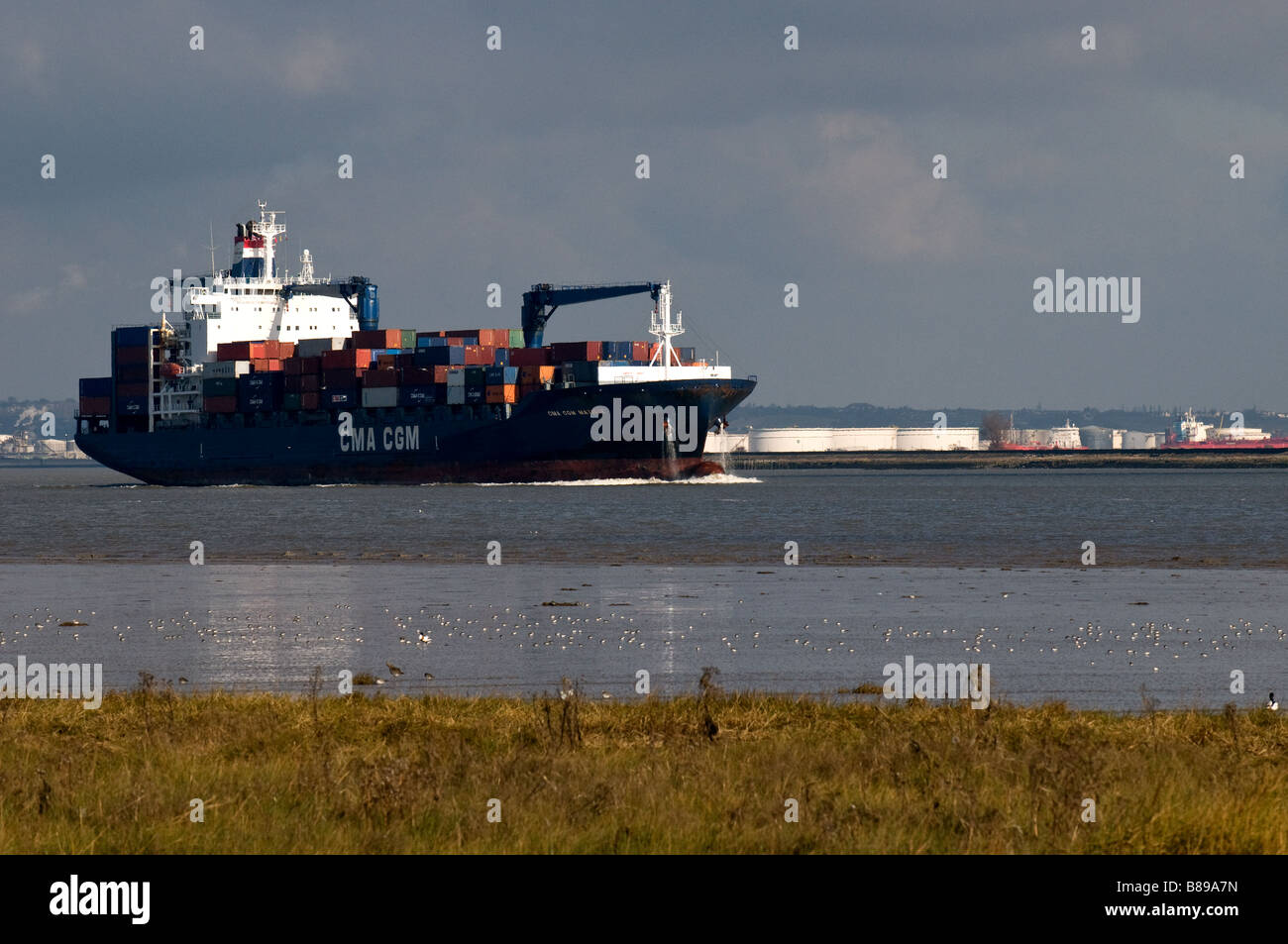 Cma cgm shipping container on hi-res stock photography and images - Alamy