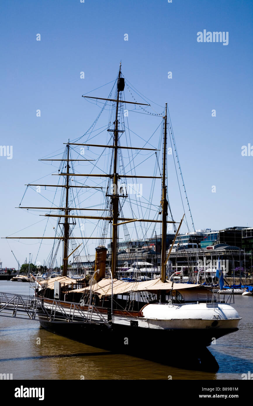 The Corbeta Uruguay, now a museum, Puerto Madero, Buenos Aires ...