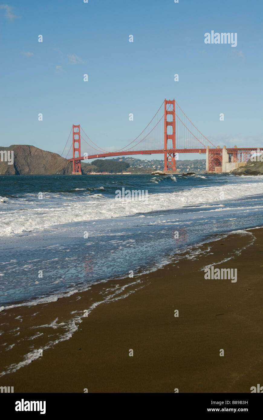 San Francisco Baker Beach with Golden Gate Bridge in background Photo 2 ...