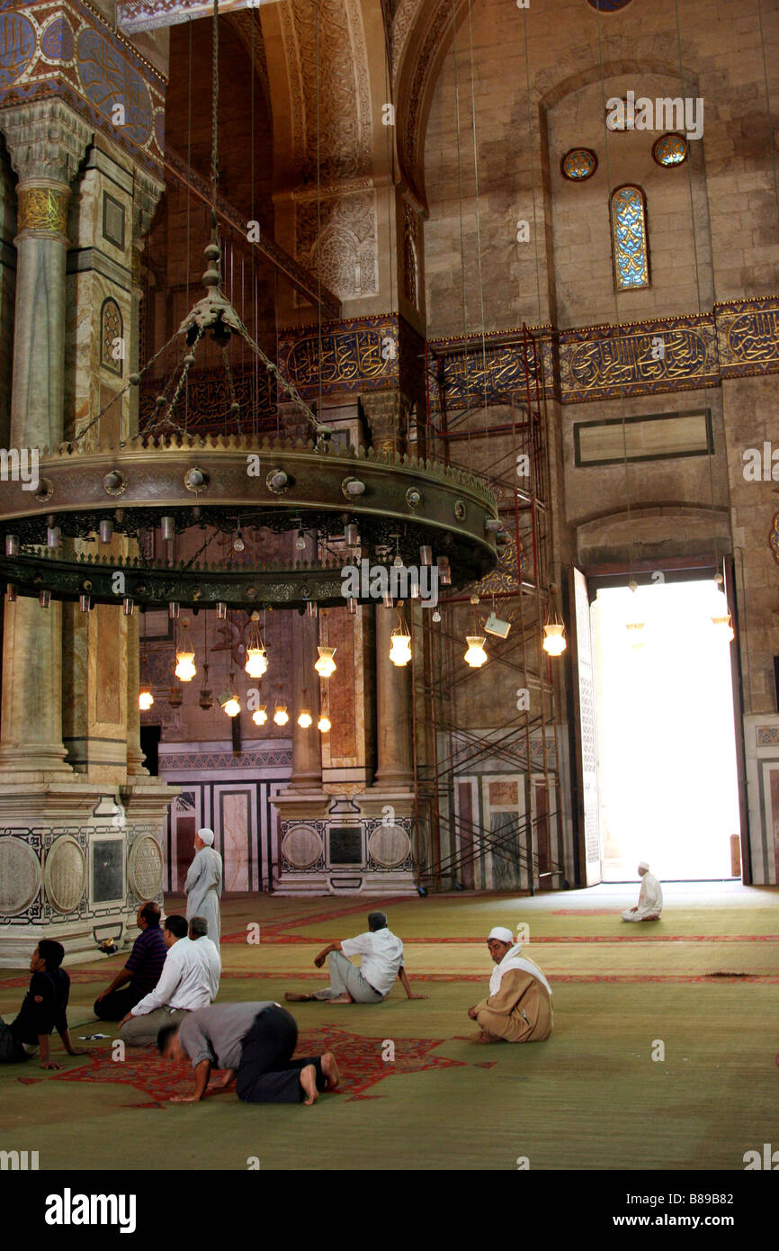 Al Rifai Mosque in Cairo, Egypt Stock Photo - Alamy