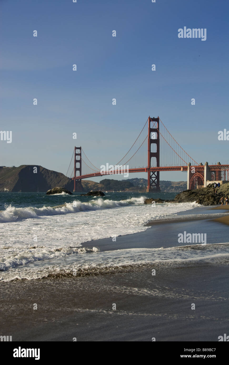San Francisco Baker Beach with Golden Gate Bridge in background Photo 2 ...