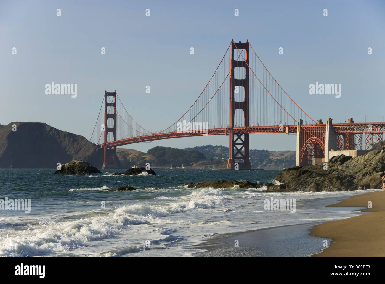 San Francisco Baker Beach with Golden Gate Bridge in background Photo 2 ...