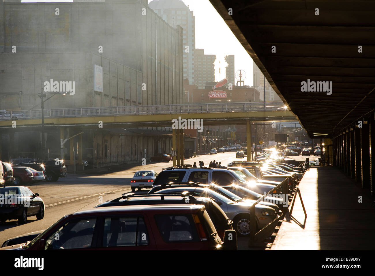 Smallman Street looking towards Heinz Historic Center Stock Photo - Alamy