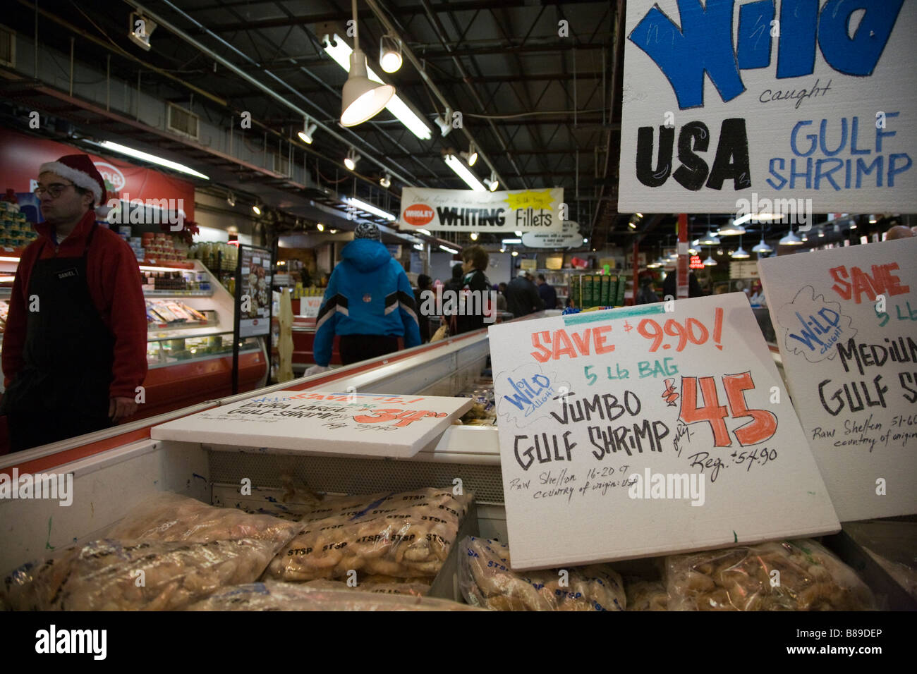 Fish market in the Strip District Pittsburgh Stock Photo - Alamy
