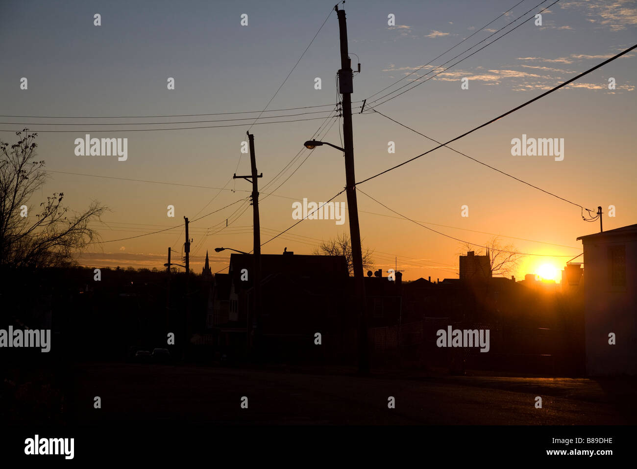 Pittsburgh sunset hi-res stock photography and images - Alamy
