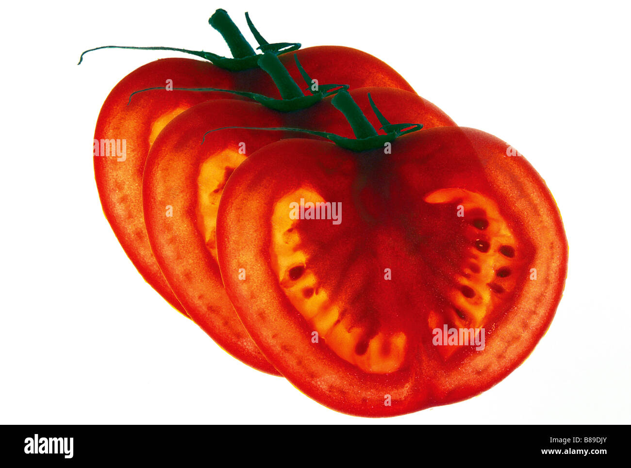 Slice of tomato Stock Photo - Alamy