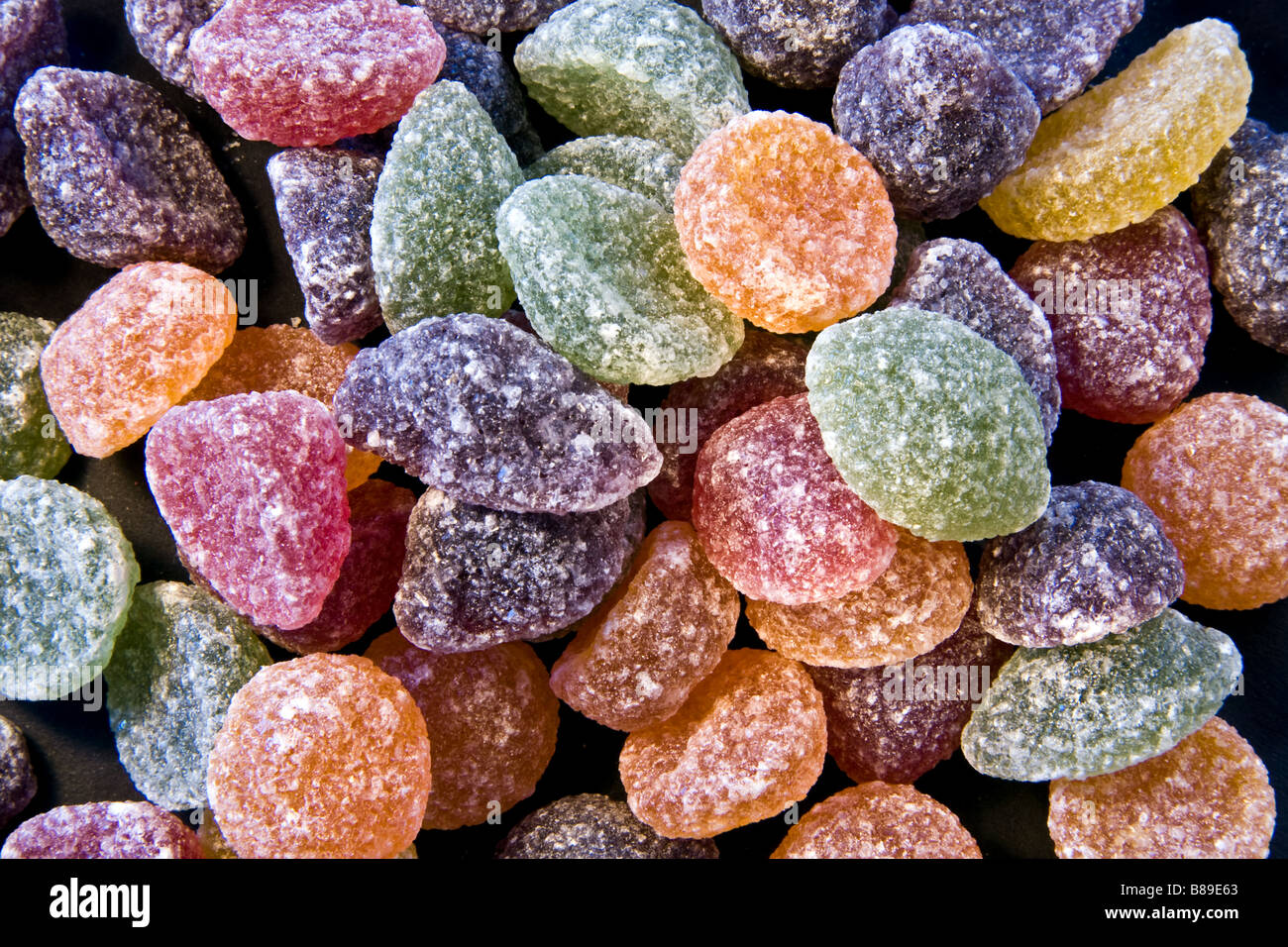 A selection of fruit pastilles Stock Photo - Alamy