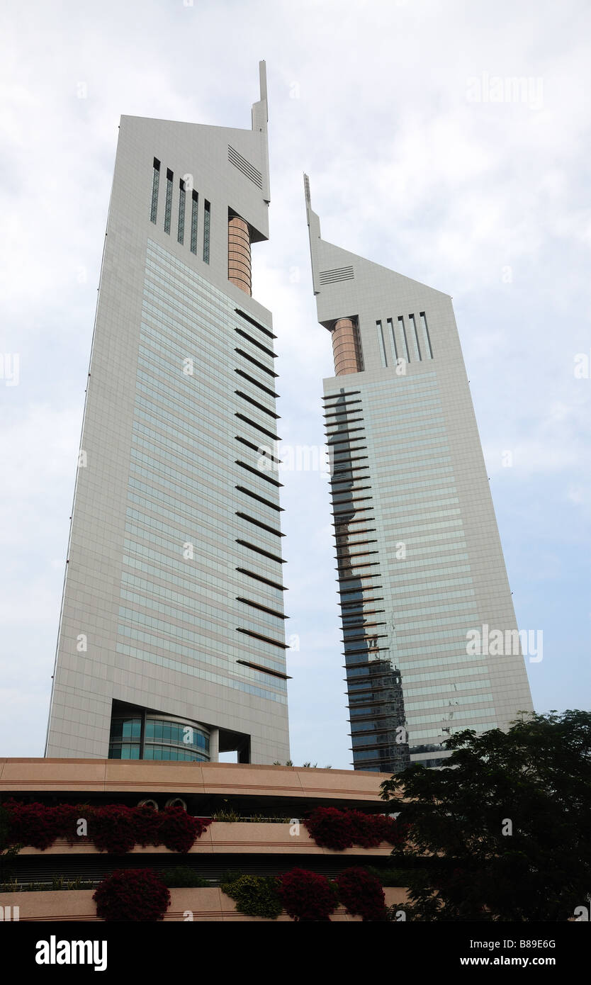 The Emirates Towers in Dubai, United Arab Emirates Stock Photo - Alamy