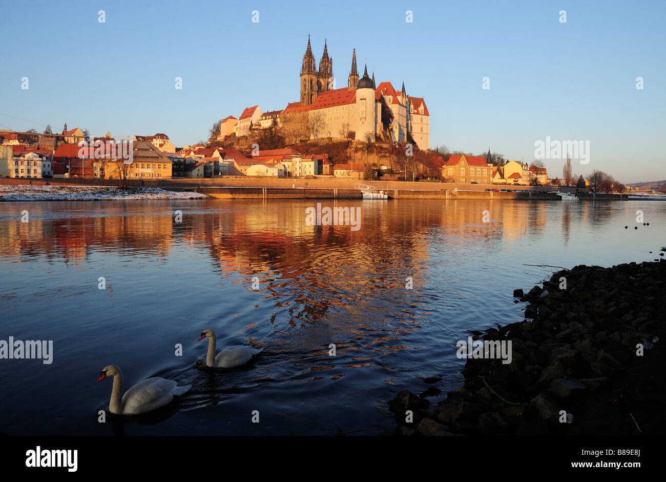 Albrechtsburg castle, Meissen Stock Photo - Alamy