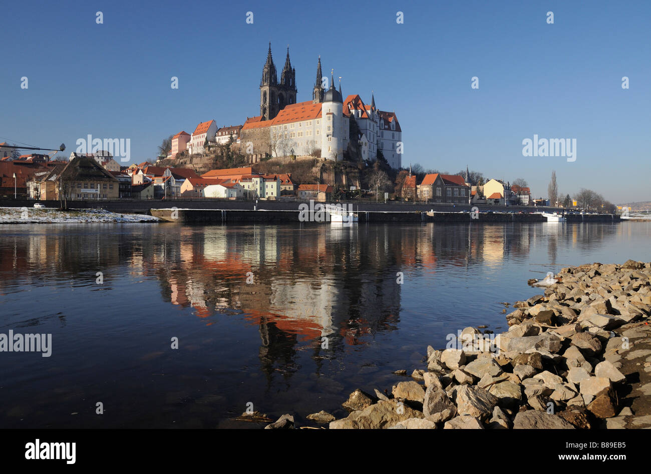 Albrechtsburg castle, Meissen Stock Photo - Alamy