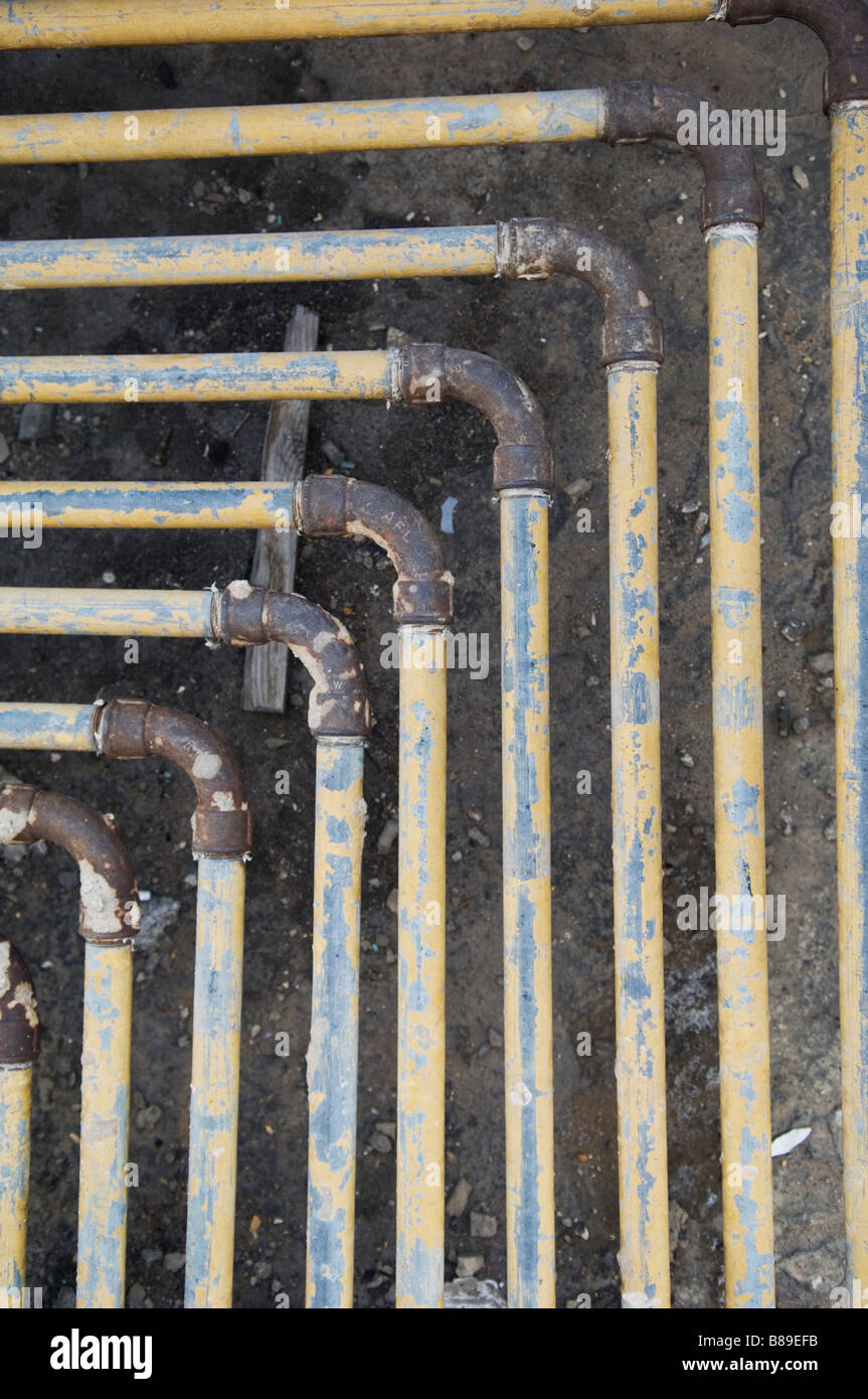 Close up of water pipes Stock Photo - Alamy
