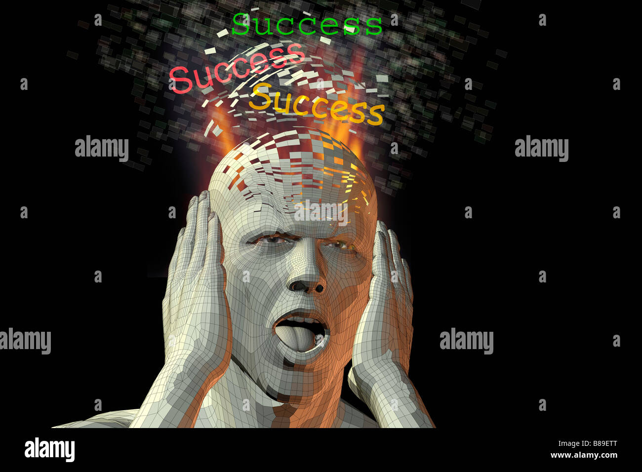 Mind blowing success Stock Photo - Alamy