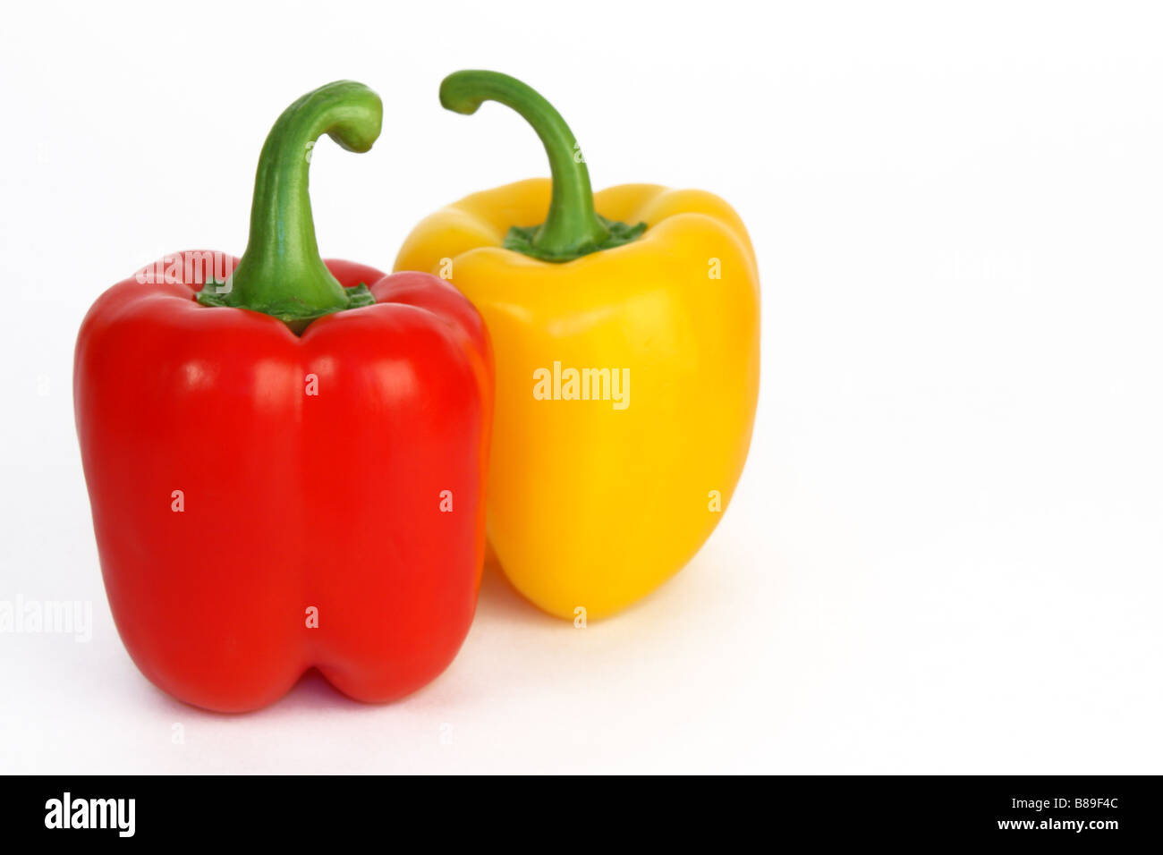Bell peppers green yellow red Cut Out Stock Images & Pictures - Alamy