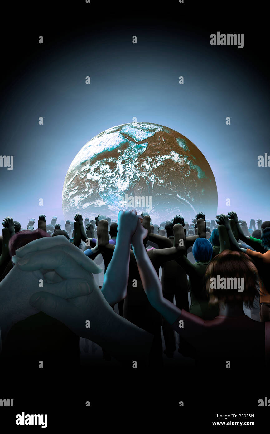 Working together for a better world Stock Photo - Alamy