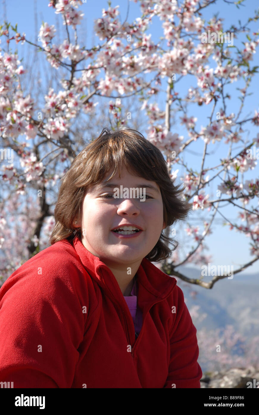 young girl (aged 10) outdoors, portrait Stock Photo - Alamy