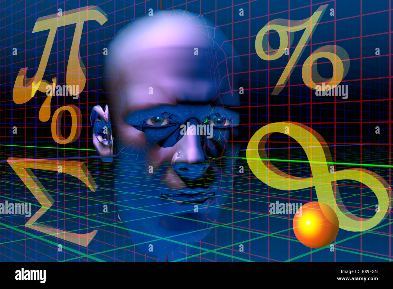 Math symbols grid hi-res stock photography and images - Alamy