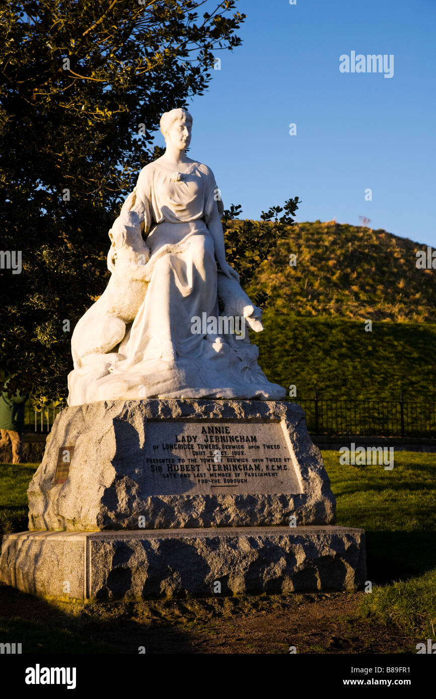 Statue of Lady Annie Jerningham Berwick on Tweed, Northumberland ...