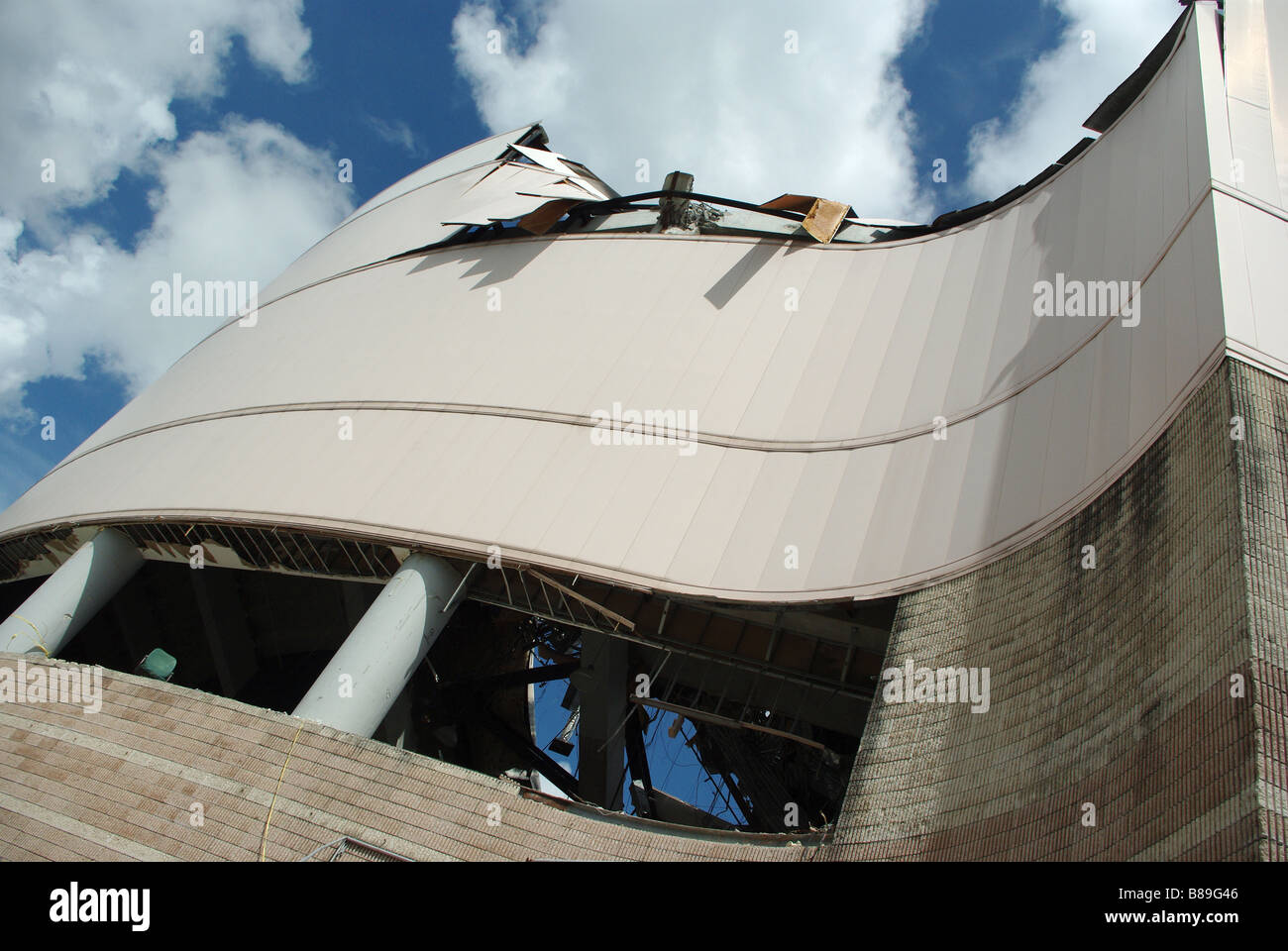 Miami Arena in a process of demolition Stock Photo - Alamy