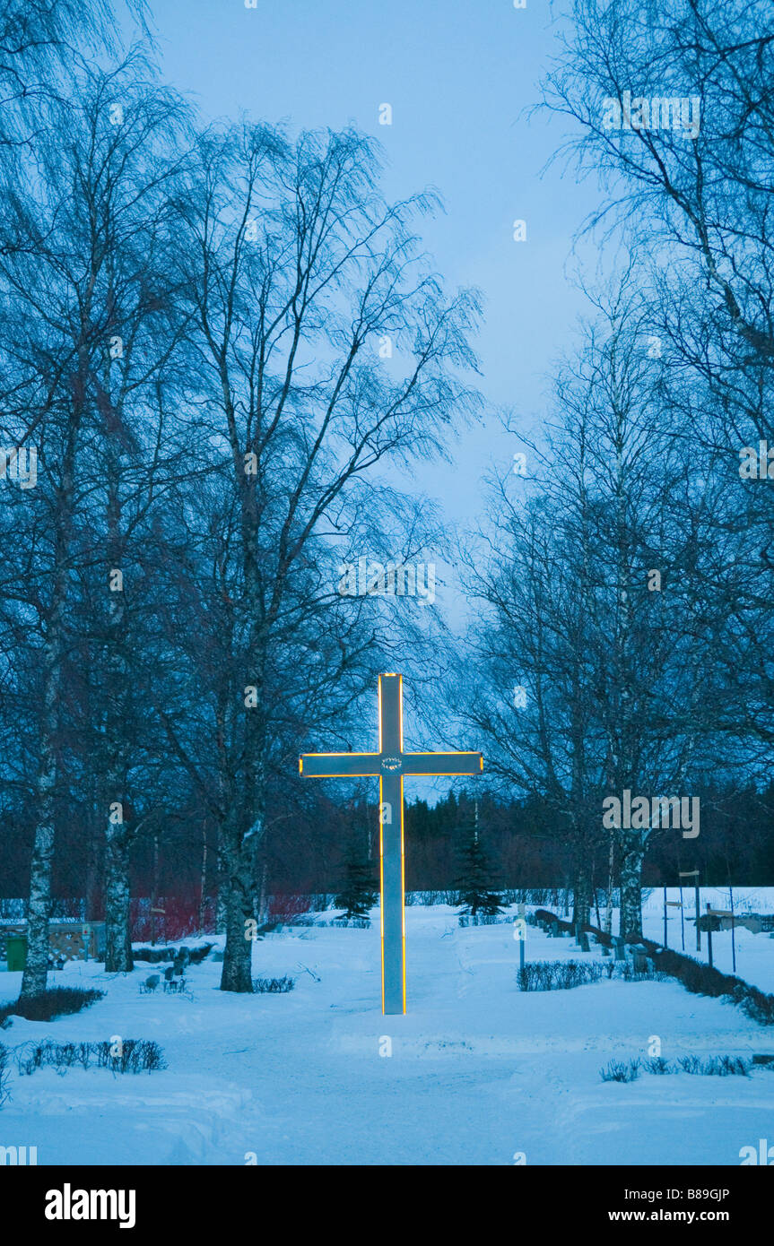 Illuminated cross hi-res stock photography and images - Alamy