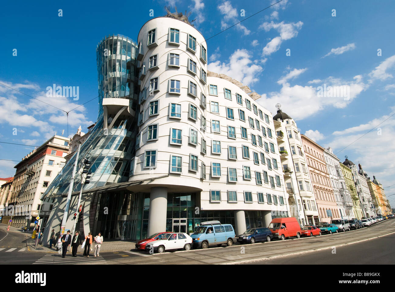 modern architecture Dancing House Prague Czech Republic Stock Photo - Alamy